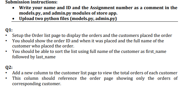 Solved Submission instructions: - Write your name and ID and | Chegg.com