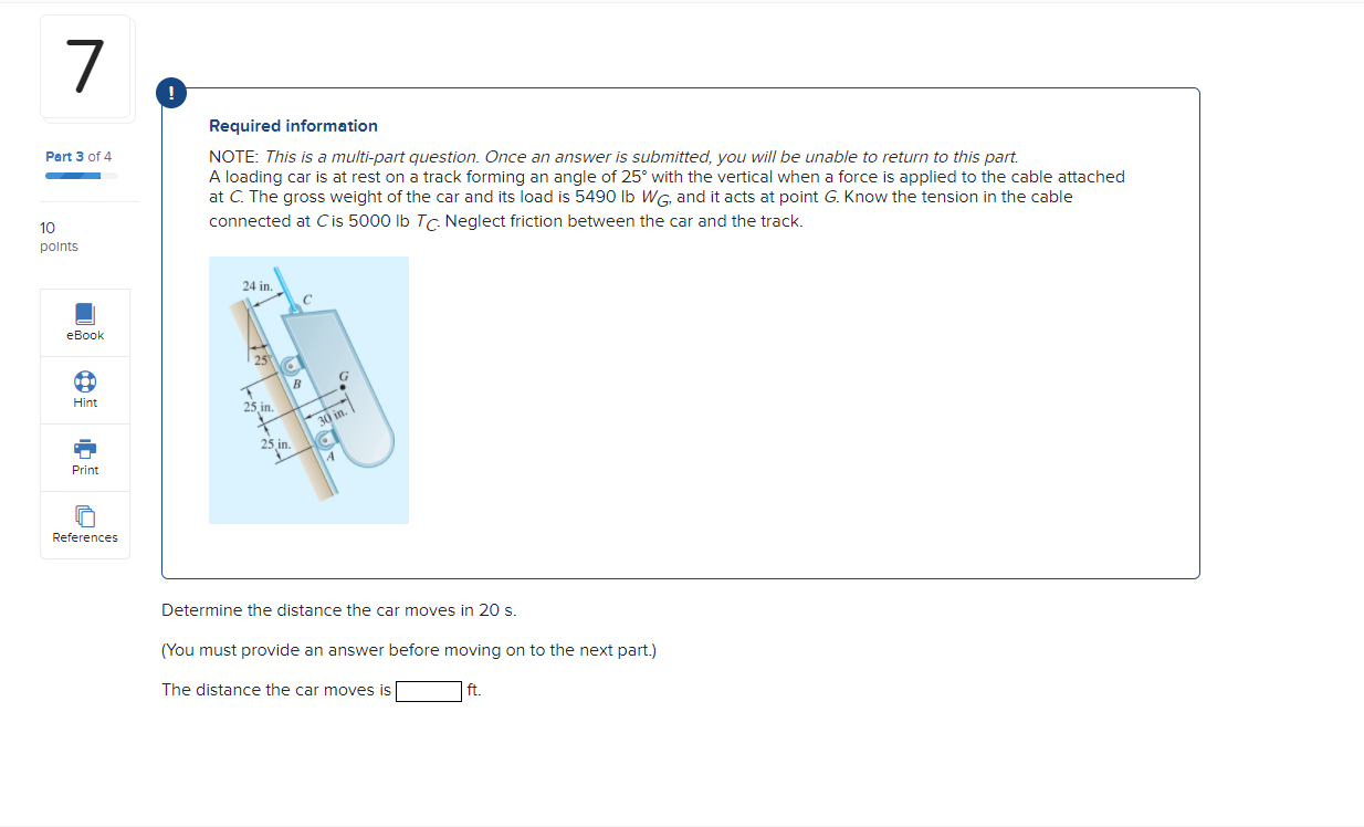 Solved Required information NOTE: This is a multi-part | Chegg.com