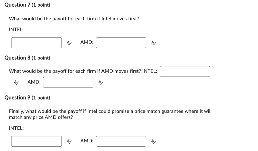 Solved Question 6 1 Point I Suppose You Were Intel And You 