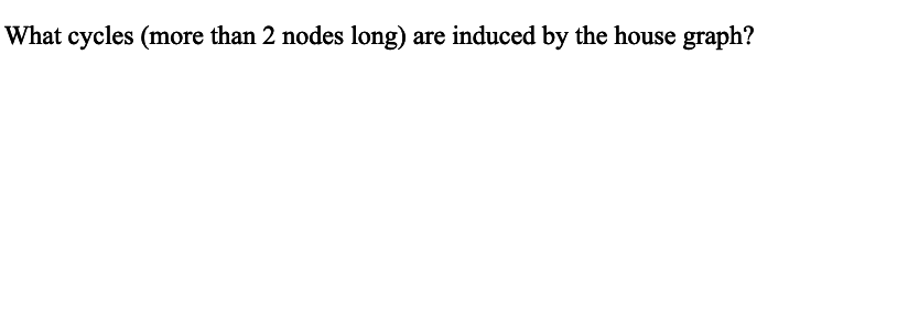 What cycles (more than 2 nodes long) are induced by | Chegg.com