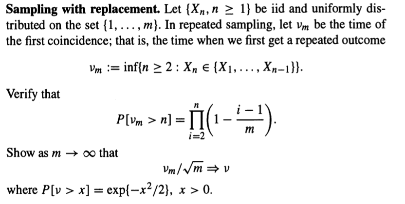 Solved Sampling with replacement. Let {Xn,n≥1} be iid and | Chegg.com