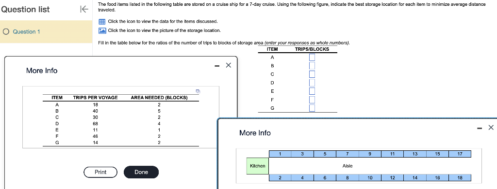 Solved tion list The food items listed in the following | Chegg.com