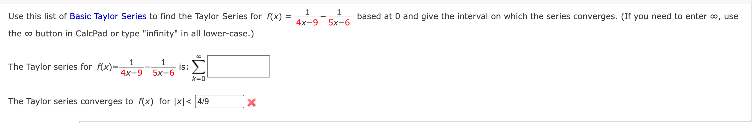 Solved Use this list of Basic Taylor Series to find the | Chegg.com