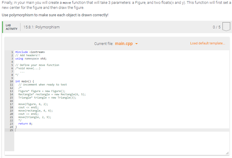Solved In this exercise, you will work with 3 classes: | Chegg.com