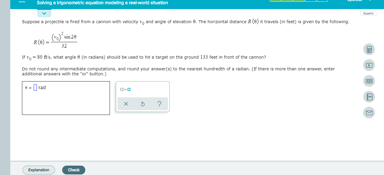 Solved Solving a trigonometric equation modeling a | Chegg.com