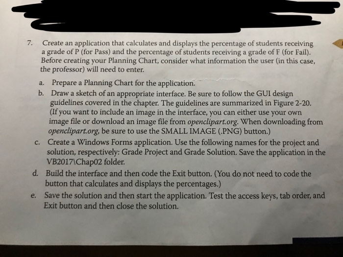 For My Visual Basic Class There Is An Exercise That