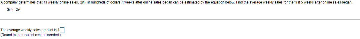 Solved \\[ \\mathrm{S}(\\mathrm{t})=2 e^{\\mathrm{t}} \\] | Chegg.com