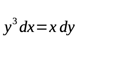 Solved y dx=x dy | Chegg.com