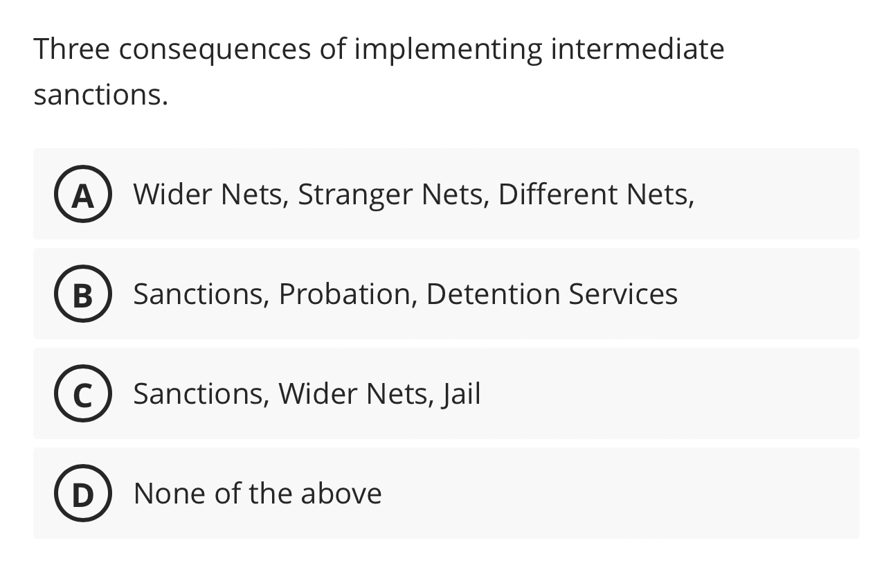 Solved Three consequences of implementing intermediate | Chegg.com