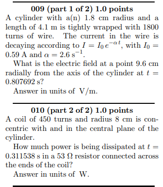 Solved I got the first part correct with an answer of | Chegg.com