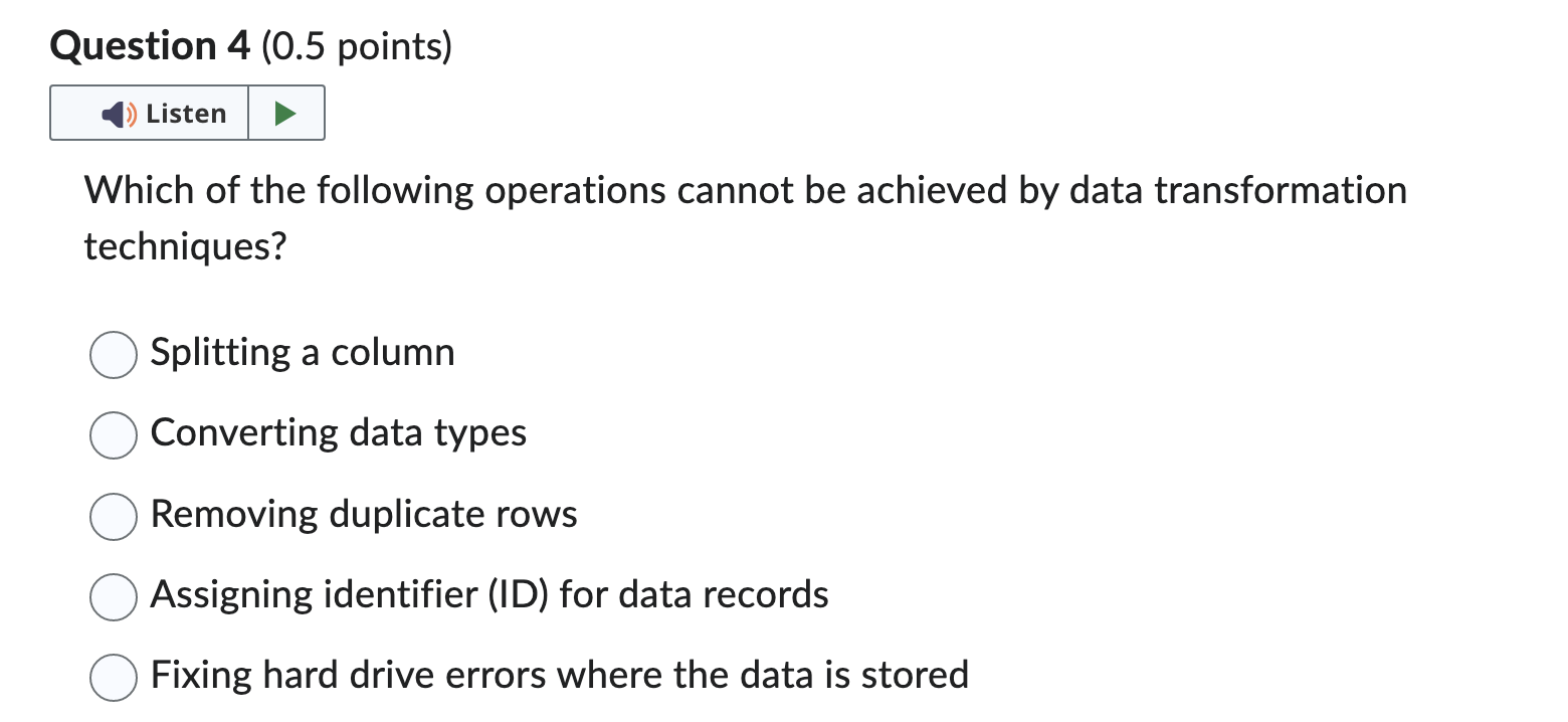 Solved Which of the following operations cannot be achieved | Chegg.com
