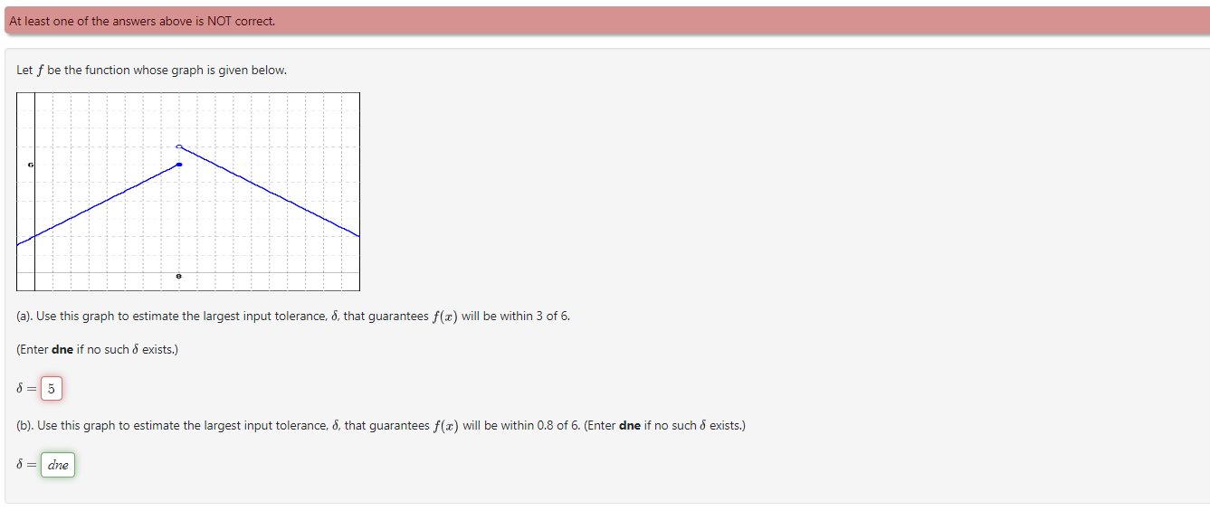 Solved At least one of the answers above is NOT correct.Let | Chegg.com