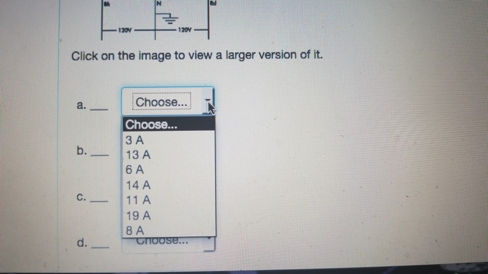 id:30405) Identify (match) the current values for | Chegg.com