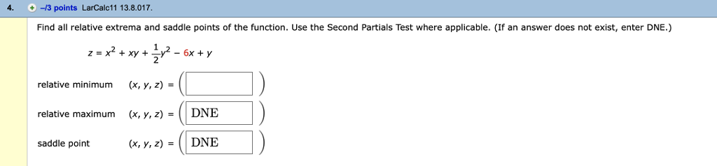 Solved 4. -13 points LarCalc11 13.8.017 Find all relative | Chegg.com Solved 4. -13 points LarCalc11 13.8.017 Find all relative | Chegg.com