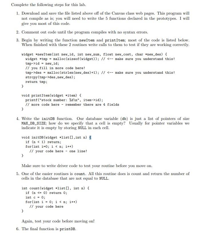 Solved For this lab you are going to write a few functions | Chegg.com