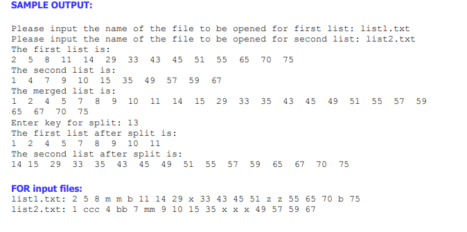 Solved [JAVA] (Sorted list: array implementation) Same | Chegg.com