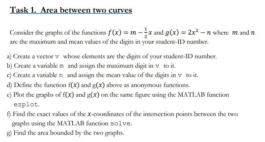Solved Consider the graphs of the functions f(x)=m−21x and | Chegg.com