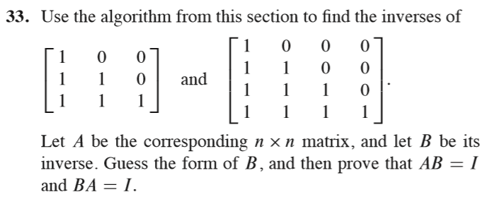 Solved 33 Use The Algorithm From This Section To Find The