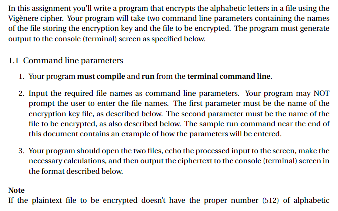 Solved In this assignment you'll write a program that | Chegg.com