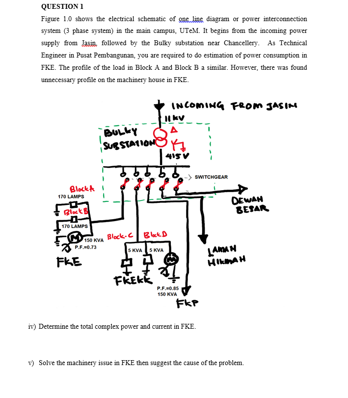 Solved QUESTION 1 Figure 1.0 shows the electrical schematic | Chegg.com