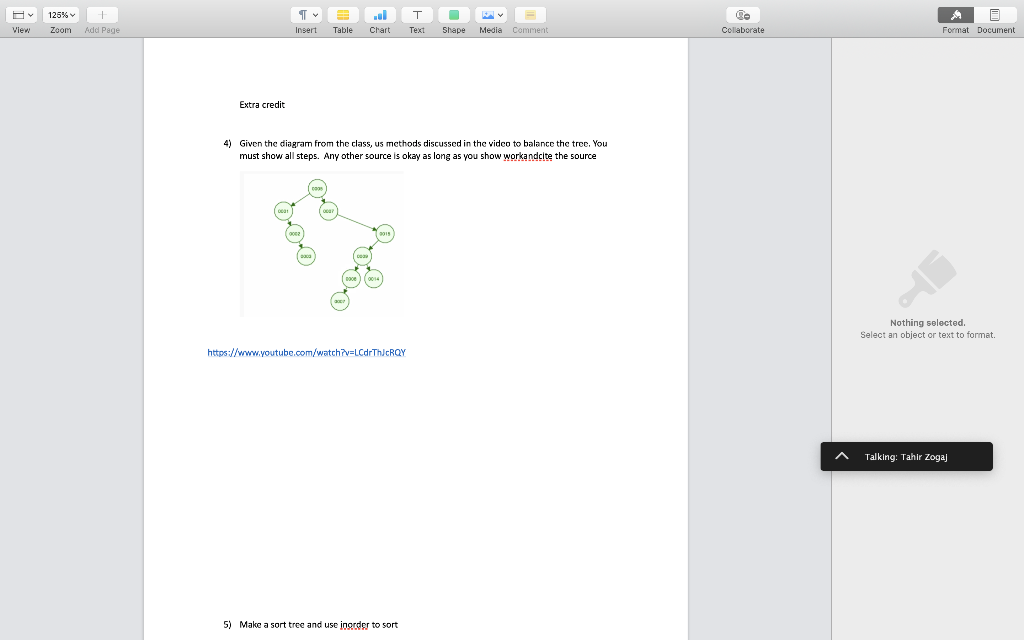 125% + Zoom Add Page ul Chart T Text View Insert | Chegg.com