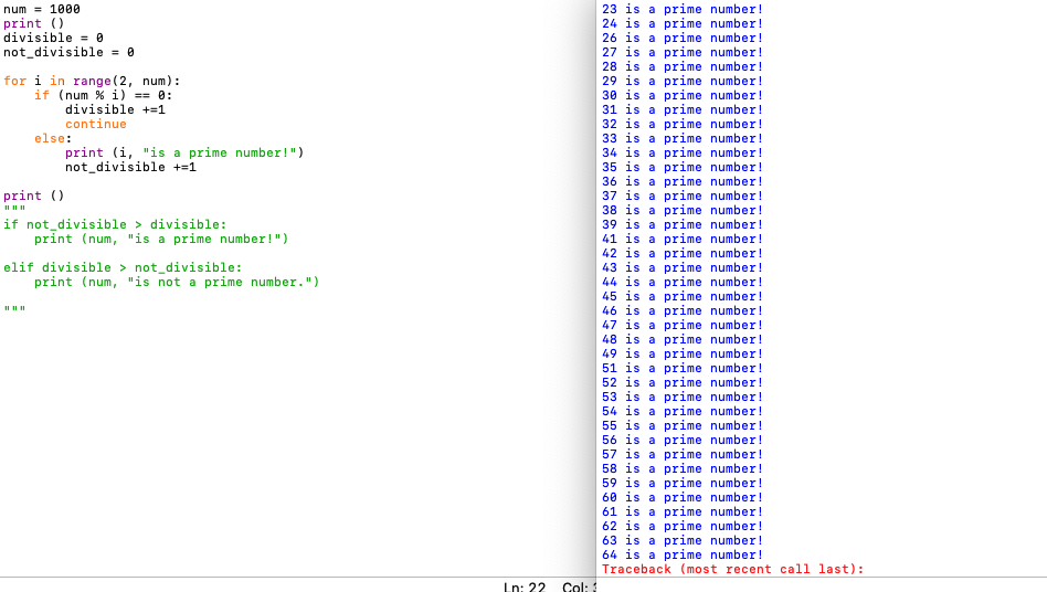 Solved #Problem 3A num int(input("Enter a positive number to | Chegg.com