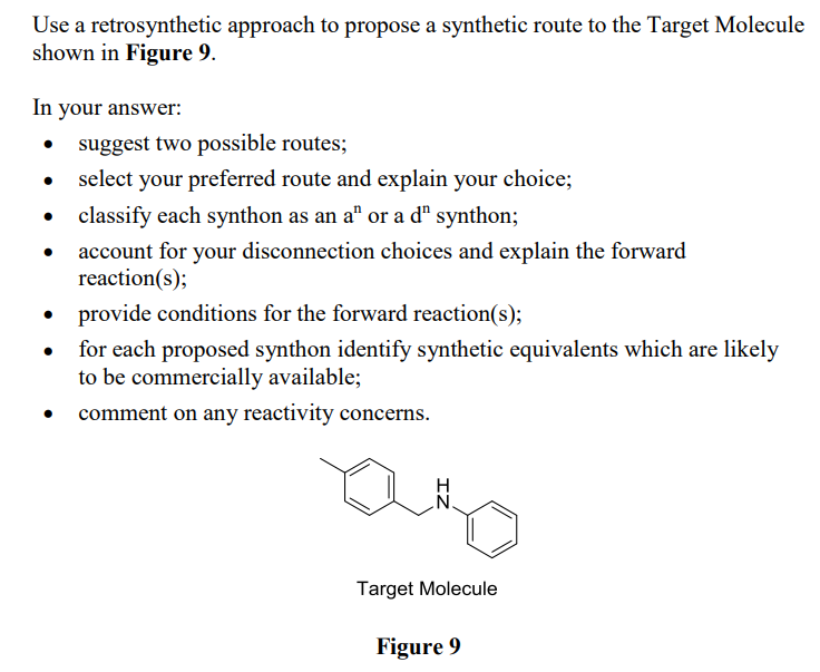 Solved Use a retrosynthetic approach to propose a synthetic | Chegg.com