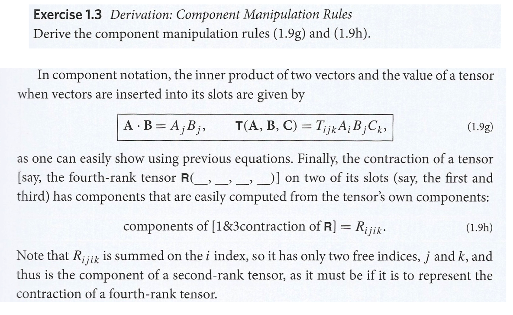 Exercise 1.3Derivation: Component Manipulation Rules | Chegg.com