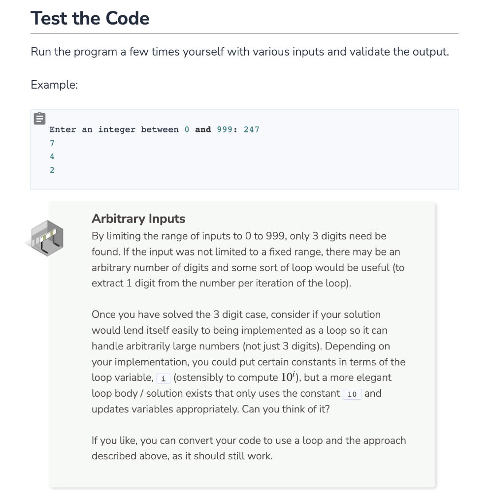 Solved Write a program called digits.cpp to do the | Chegg.com