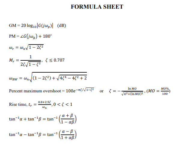 Solved 2. The specifications on a second-order | Chegg.com