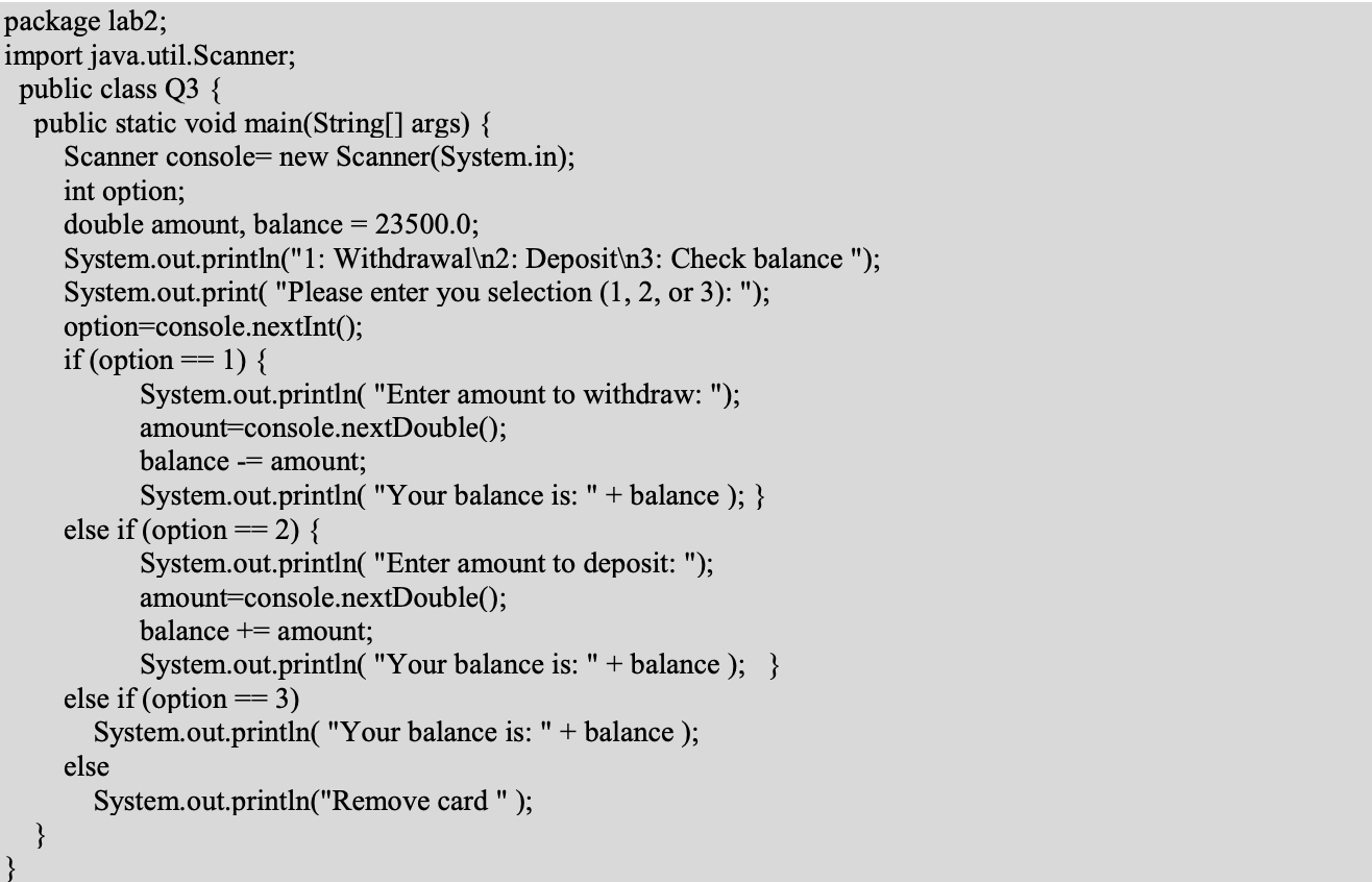 Solved Modify the code to use the switch statement. Modify | Chegg.com Solved Modify the code to use the switch statement. Modify | Chegg.com