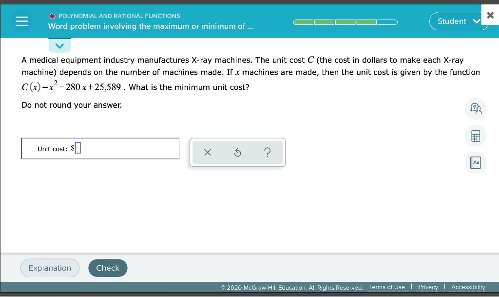 Solved O POLYNOMIAL AND RATIONAL FUNCTIONS Word problem | Chegg.com