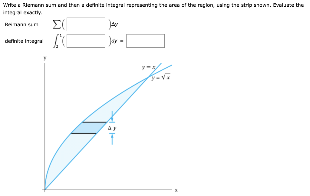 Solved Write a Riemann sum and then a definite integral | Chegg.com