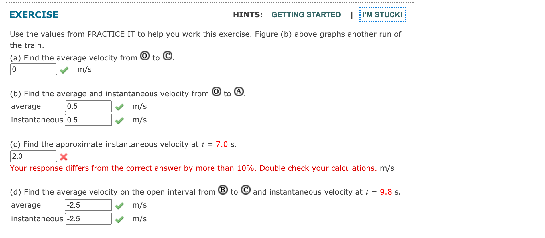 Solved EXERCISE HINTS: GETTING STARTED | I'M STUCK! Use the | Chegg.com