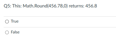 Solved Q5: Functions always return a value at the end of | Chegg.com