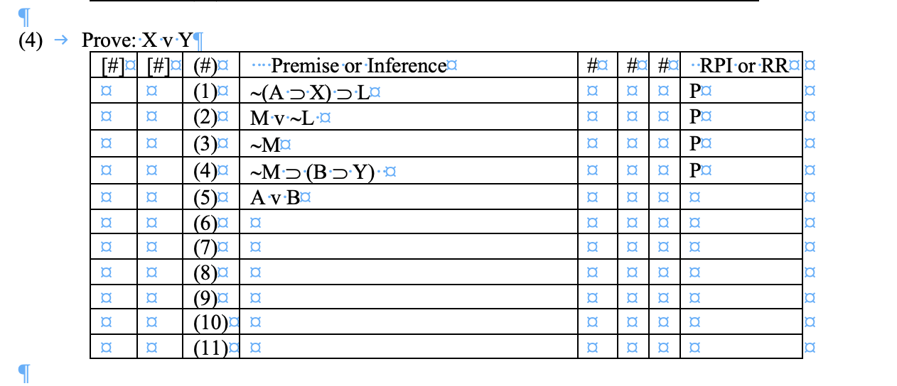Solved Proofs Using RPI and RR. Directions: Complete | Chegg.com