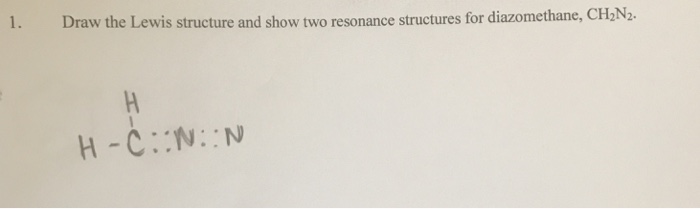 Solved Draw the Lewis structure and show two resonance | Chegg.com