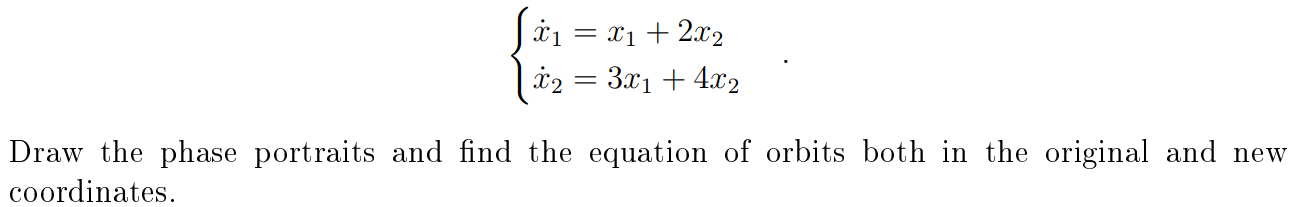Find the general solution and equilibrium, stable and | Chegg.com