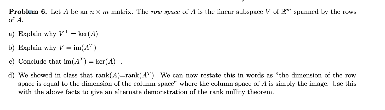 USE ATTACHED IMAGE FOR BETTER FORMATTING.Let A ﻿be an | Chegg.com
