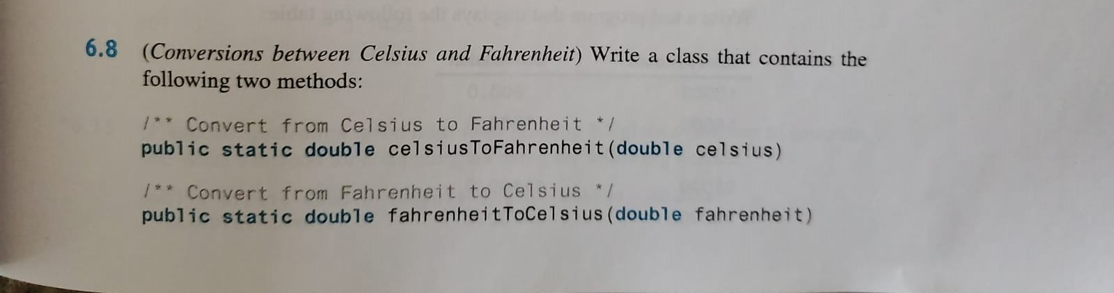 Solved 6.8 (Conversions between Celsius and Fahrenheit) | Chegg.com