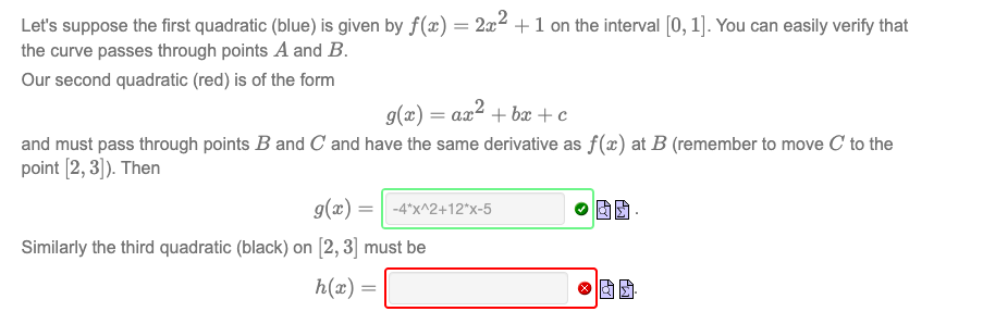 Solved In the theory of splines, we try to find simple | Chegg.com