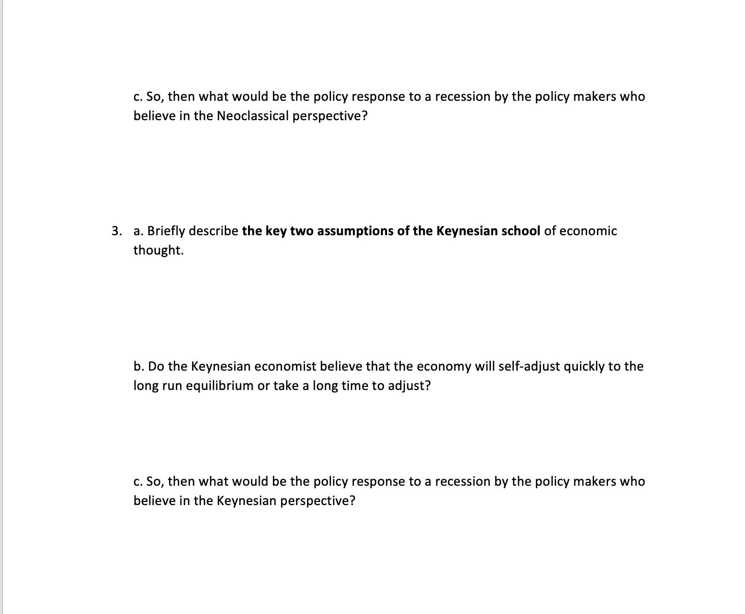 Solved In this graph, the economy is currently producing Q1 | Chegg.com