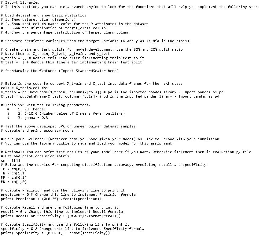 Solved Need help with creating the python code for this | Chegg.com Solved Need help with creating the python code for this | Chegg.com