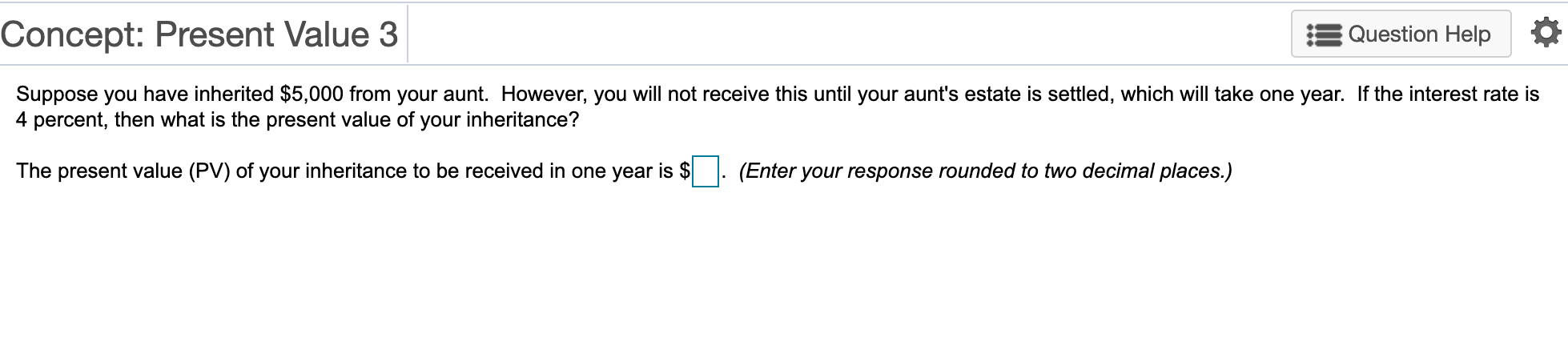 Solved Concept: Present Value 3 Question Help Suppose you | Chegg.com