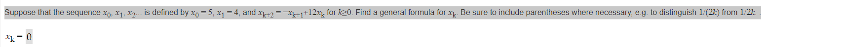 Solved Suppose that the sequence x0, x1, x2... is defined by | Chegg.com