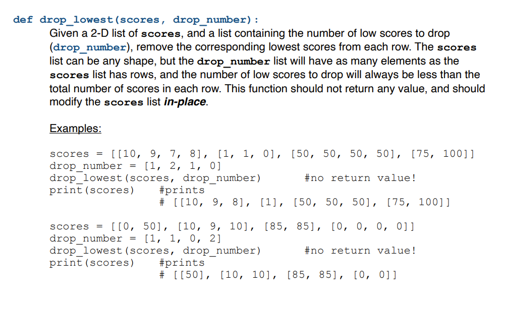 Solved You are not allowed to import anything. • You are not | Chegg.com