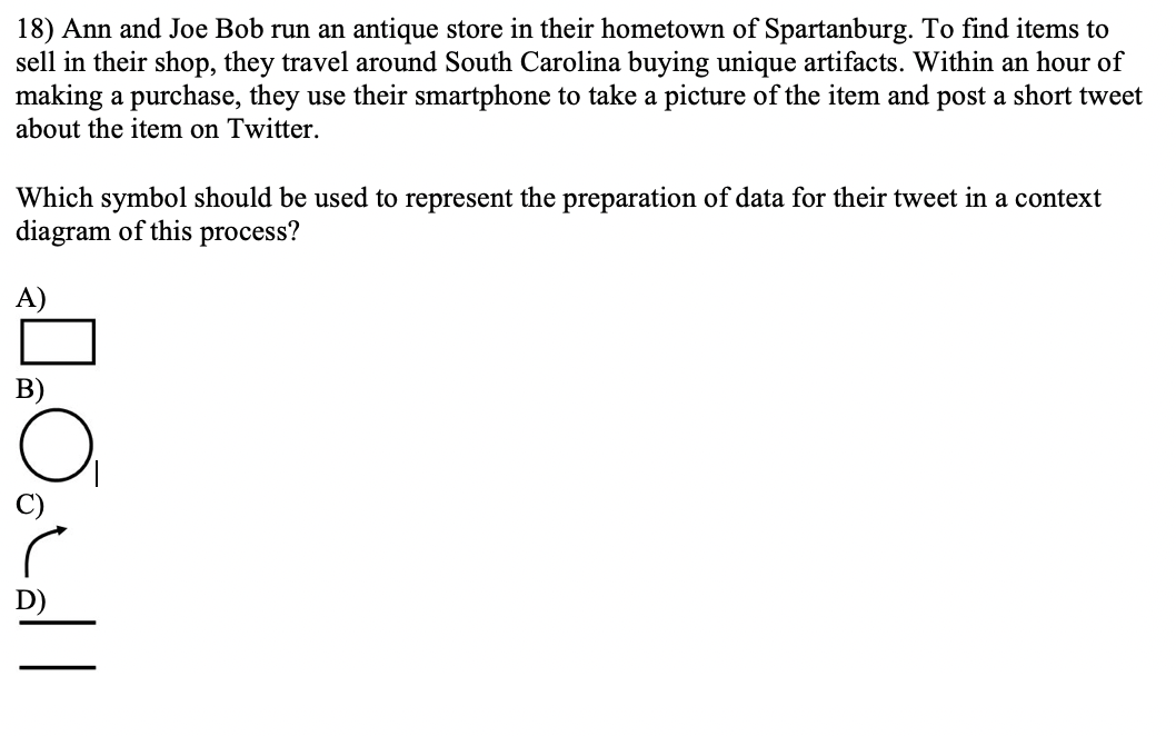 Solved 18) Ann and Joe Bob run an antique store in their | Chegg.com