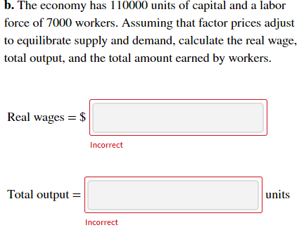 Solved a. Derive the equation describing labor demand in | Chegg.com