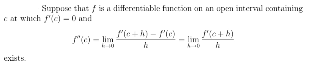 Solved Suppose that f is a differentiable function on an | Chegg.com