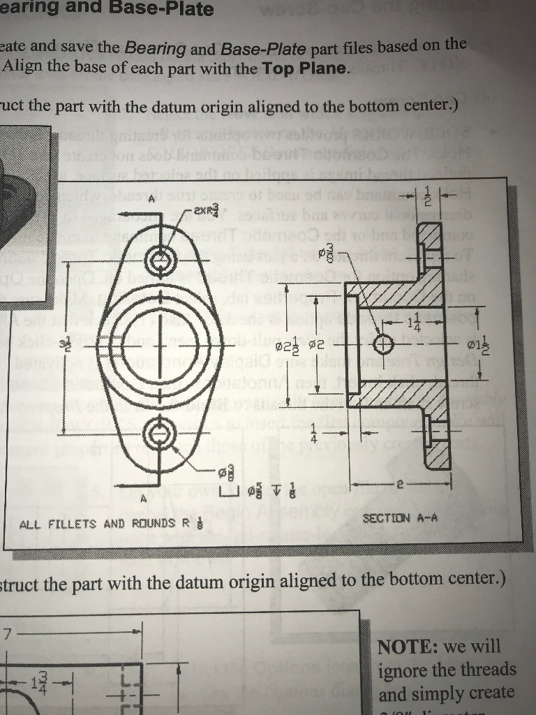 Solved On this image, it says Construct the part with the | Chegg.com